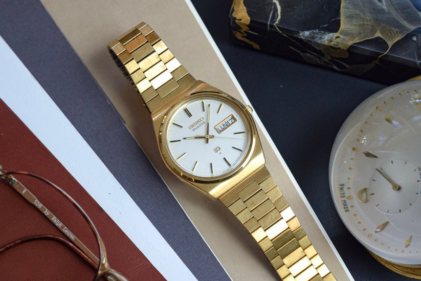 1980 Seiko SQ Cushion Day-Date – Oldtimer Watch Shop